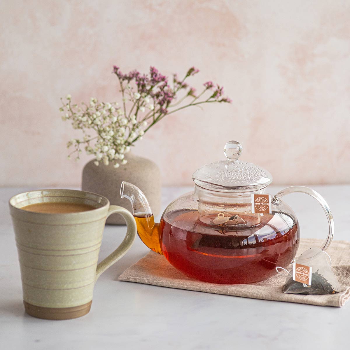 Huffkins Breakfast Blend Tea Pyramids Bulk Pack Subscription | Pay As ...