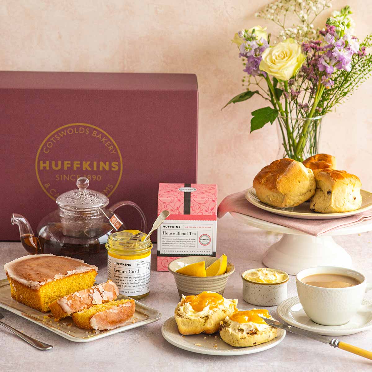 Summer Afternoon Tea Hamper | UK Home Delivery & Huffkins UK